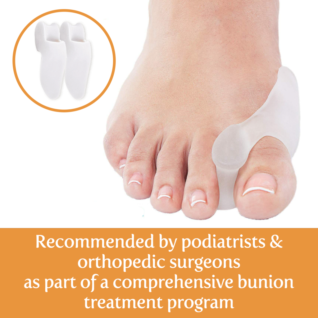 [1pair] Bunion Silicone Toe Spreader | Toe Separator for Big Toe | Anti ...