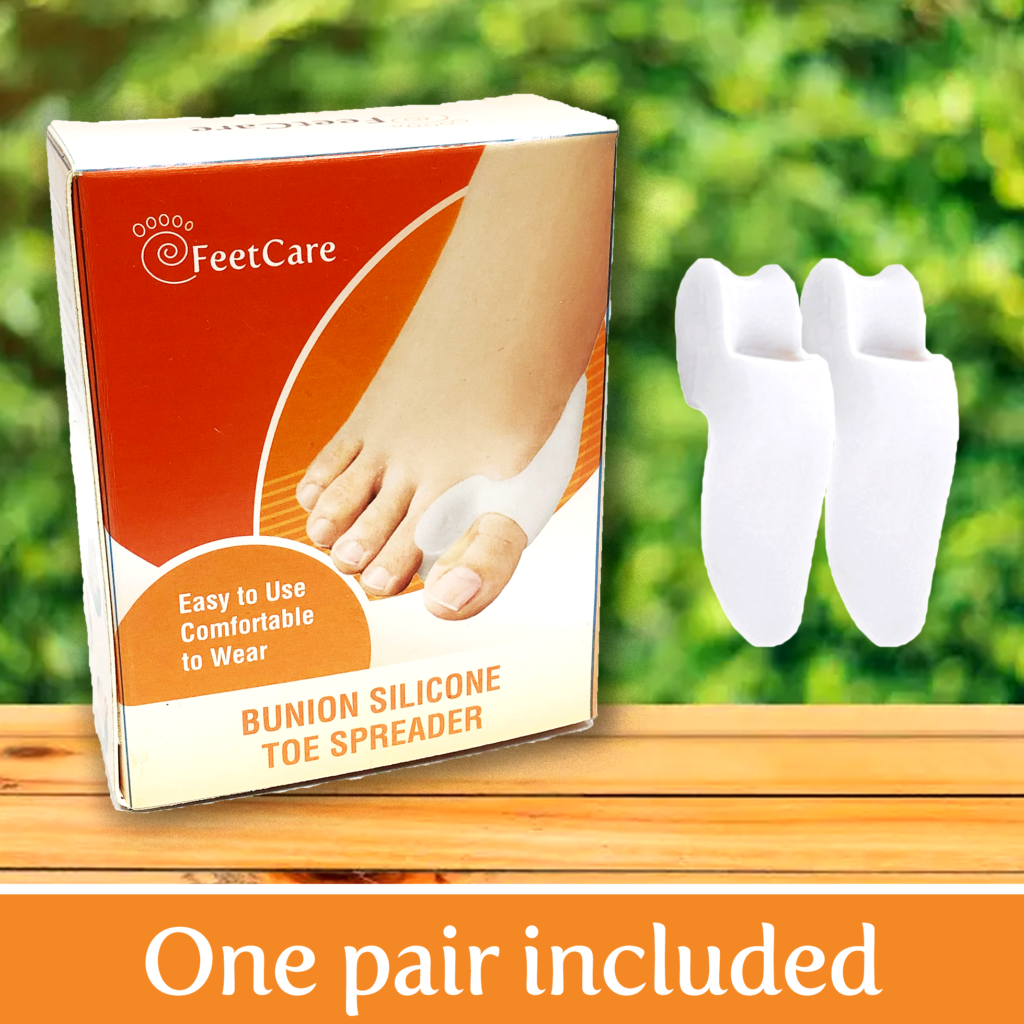 [1pair] Bunion Silicone Toe Spreader | Toe Separator for Big Toe | Anti ...